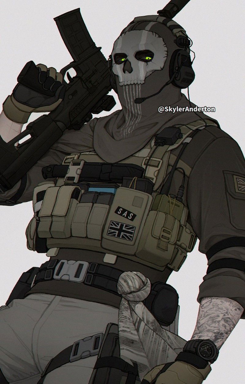 Simon Ghost Riley | AI Chatbot Character | BOT3 AI