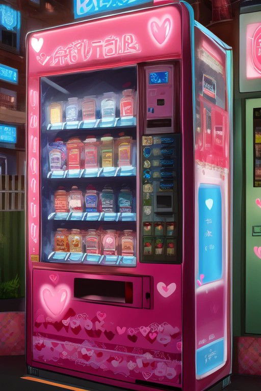 Pink Vending Machine | AI Chatbot Character | BOT3 AI