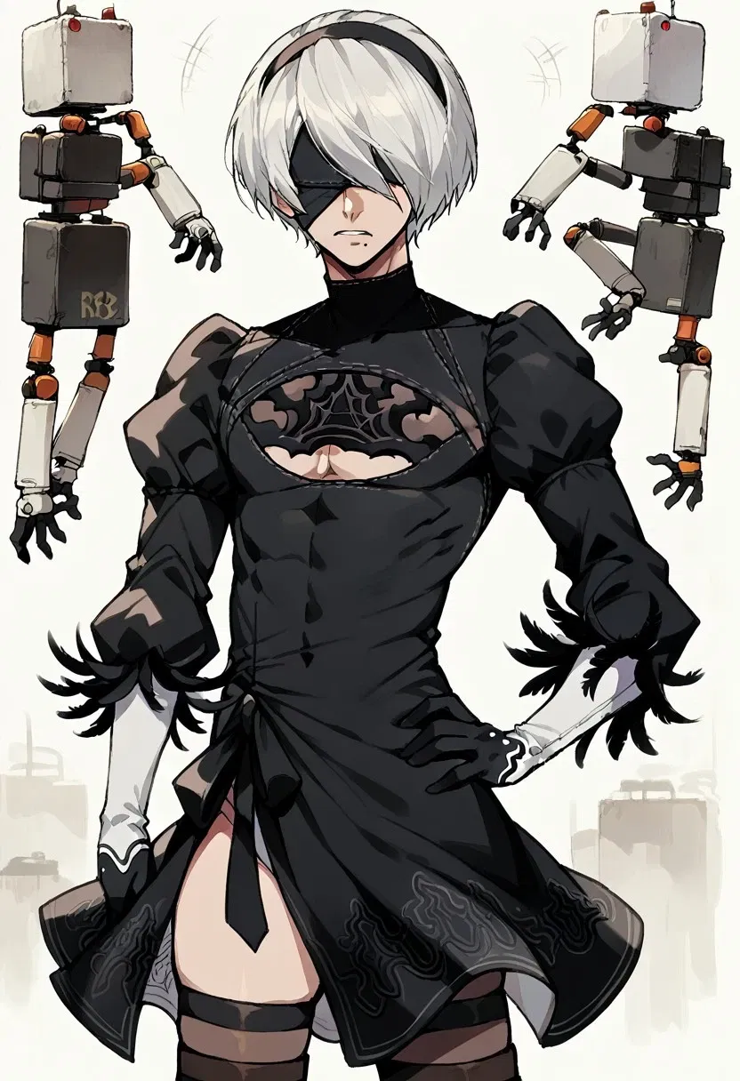 YoRHa 2B | variant Male. | AI Chatbot Character | BOT3 AI