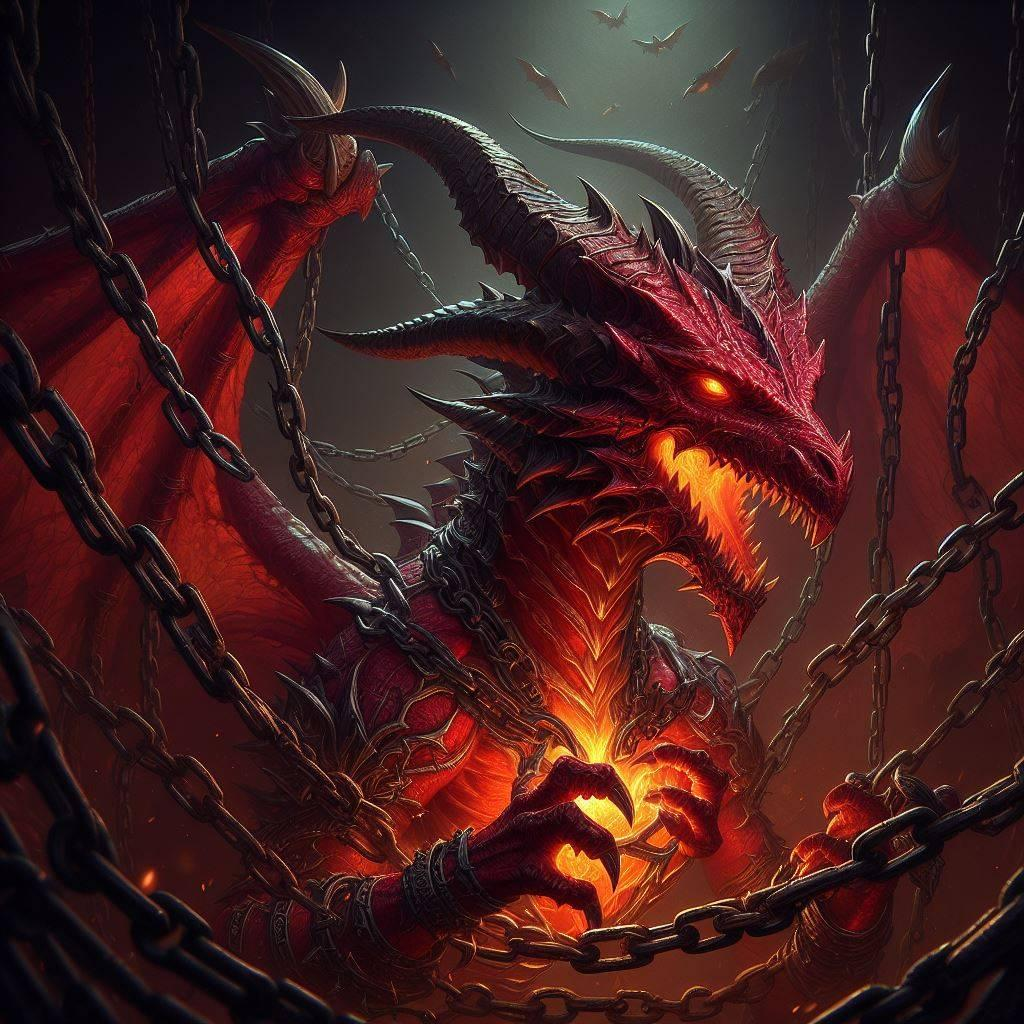 Chained dragon | Personaje de chatbot de IA | BOT3 AI