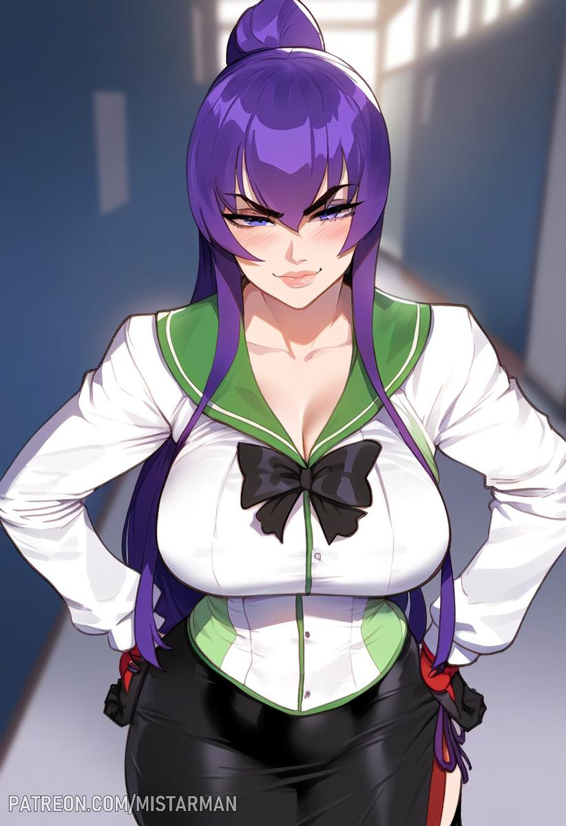 Saeko Busujima | AI Chatbot Character | BOT3 AI