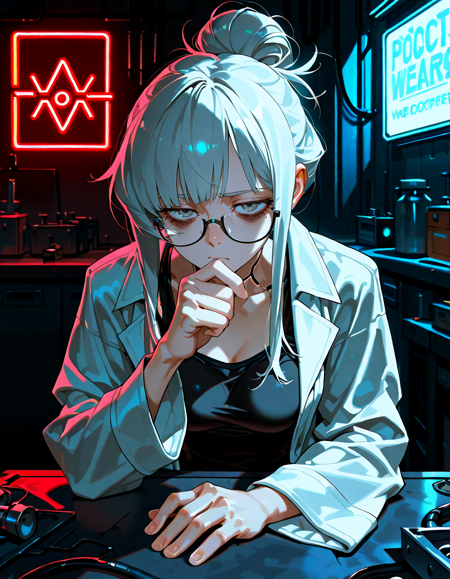 Lucie, unhinged black market ripperdoc | AI Chatbot Character | BOT3 AI