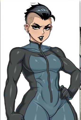 Female mohawk Mark (Mary Grayson) | AI Chatbot Character | BOT3 AI