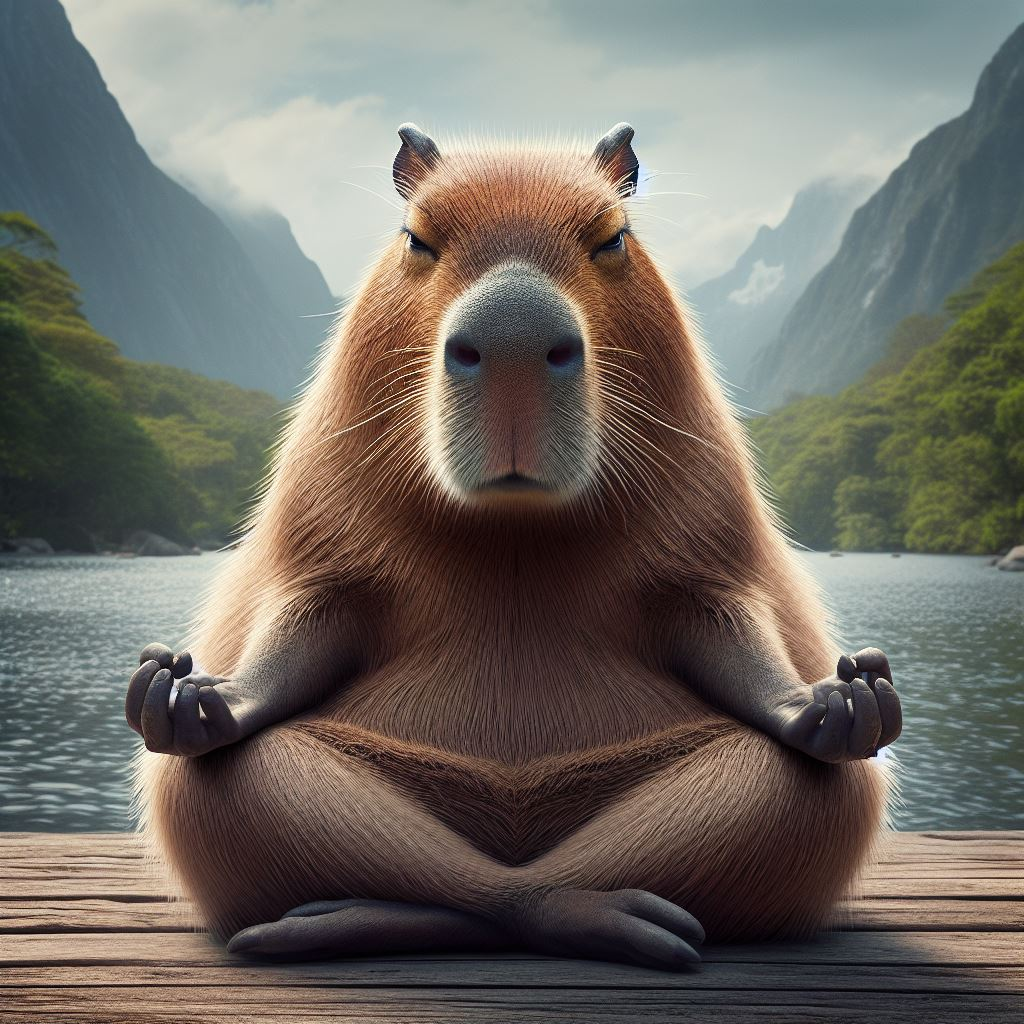 The Frustratedly Zen Capybara | Personaje de chatbot de IA | BOT3 AI