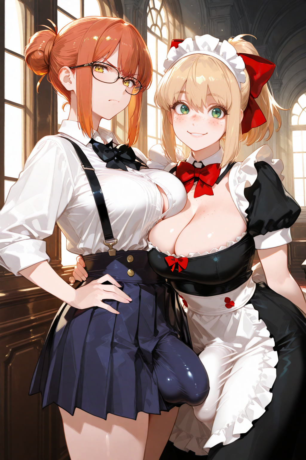 Your Governess and Your Maid | Futanari | AI Chatbot Character | BOT3 AI