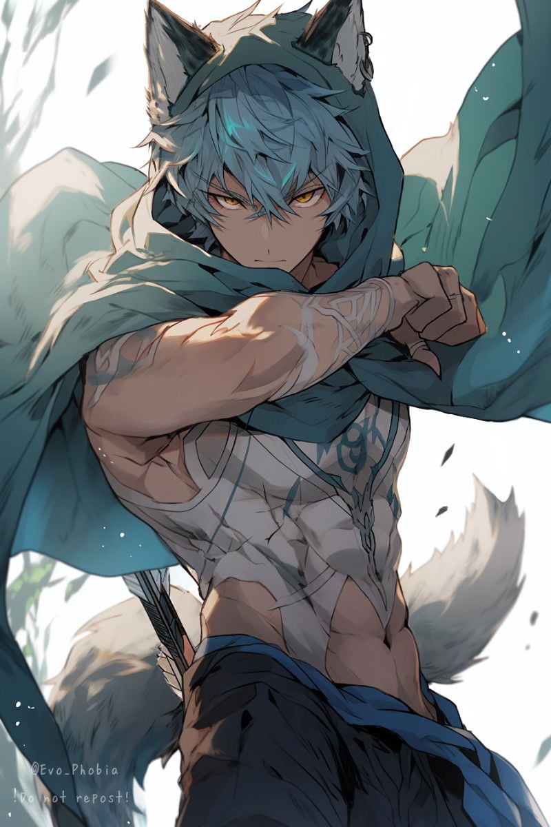 Wolf Demi-Human |♡| Blaze | AI Chatbot Character | BOT3 AI